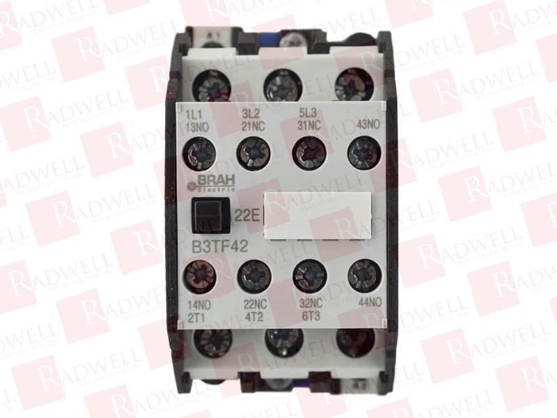 B3TF4222-0AK6 Contactor by BRAH ELECTRIC