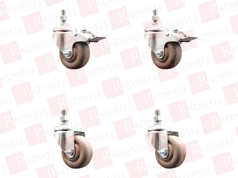 SCC-SS316TSTTL20S314-GFNSHT-M1215-2-S2 Caster by SERVICE CASTER CORPORATION