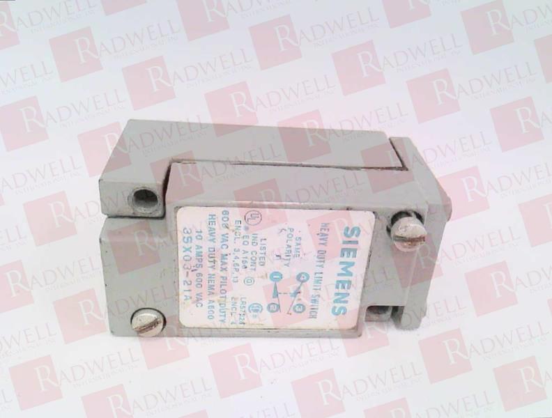 3SX03-21A Limit Switch by SIEMENS