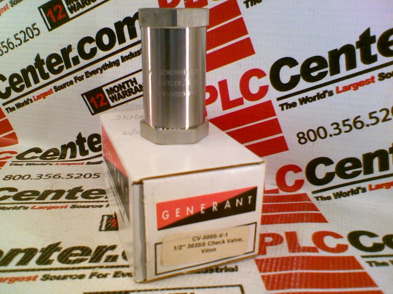 CV-500S-V-1 Pressure Relief Valve by GENERANT
