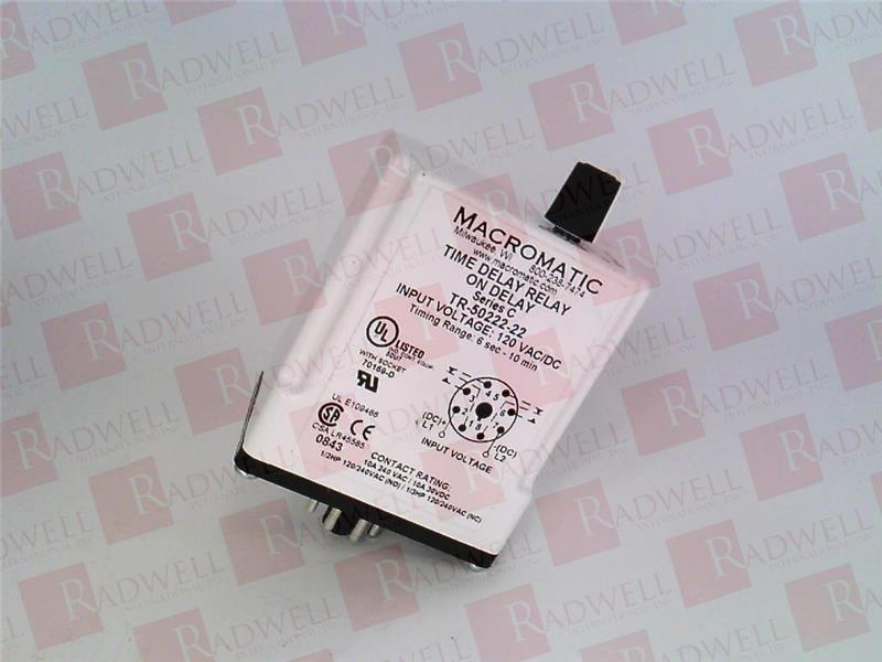 TR-50222-22 Time Delay Relay by MACROMATIC