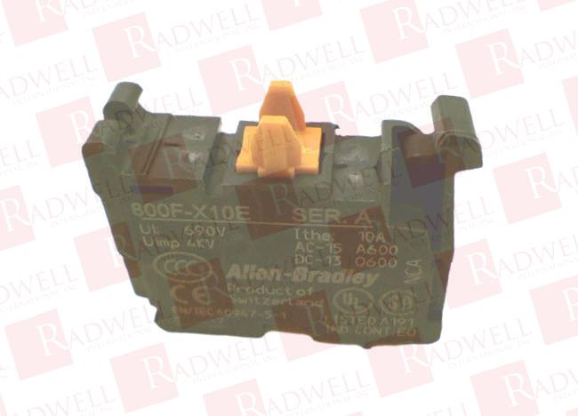 800F-X10E Accessory/Bulb/Cap/Contact/Transf by ALLEN BRADLEY