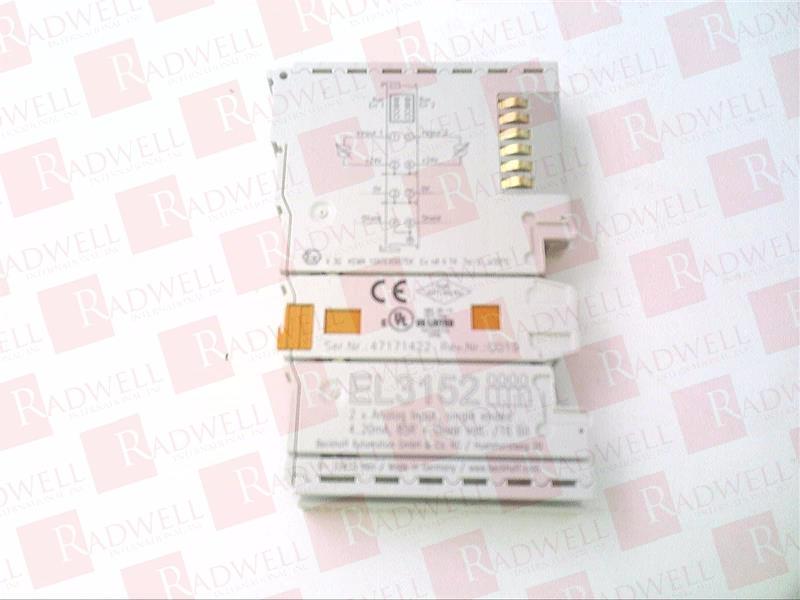 EL3152 PLC Programming Terminal by BECKHOFF