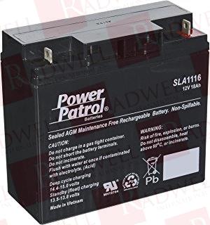 SLA1116 Battery by POWER PATROL