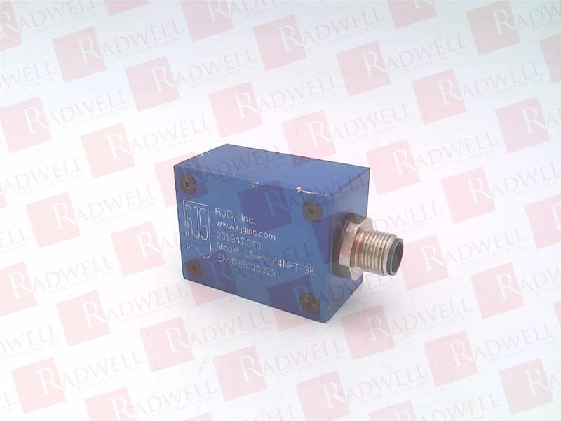 LS-H-1/4NPT-3K Pressure Sensor/Transducer by RJG TECHNOLOGIES INC