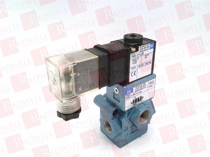 55B-11-PI-111JD Solenoid Valve by MAC VALVES INC