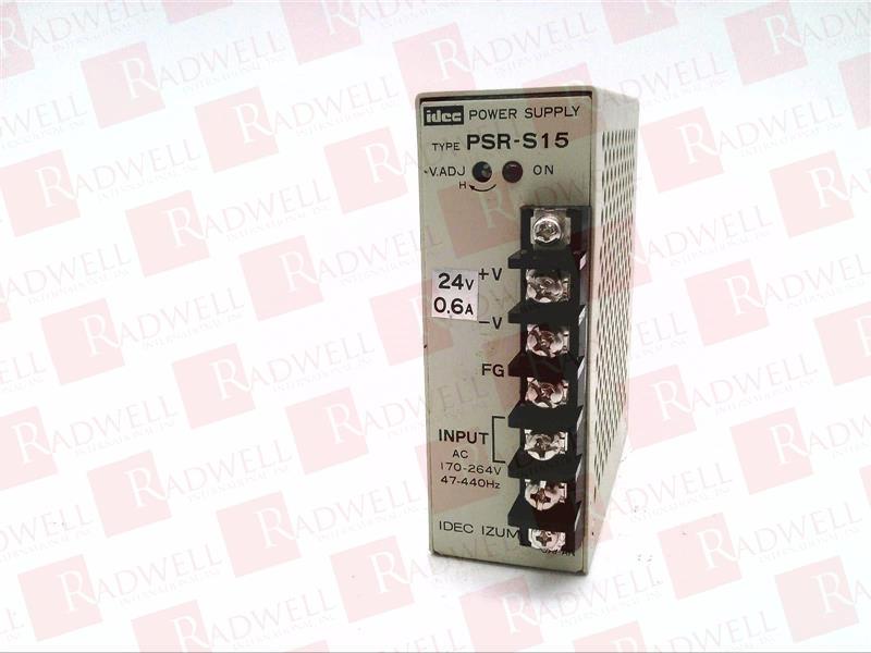 PSR-S15-24-AC200 Power Supply by IDEC