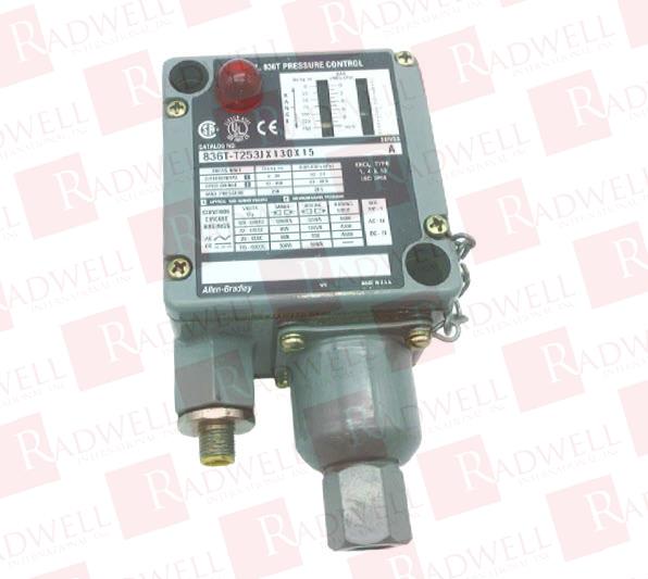 836T-T253JX130X15 Pressure Switch by ALLEN BRADLEY