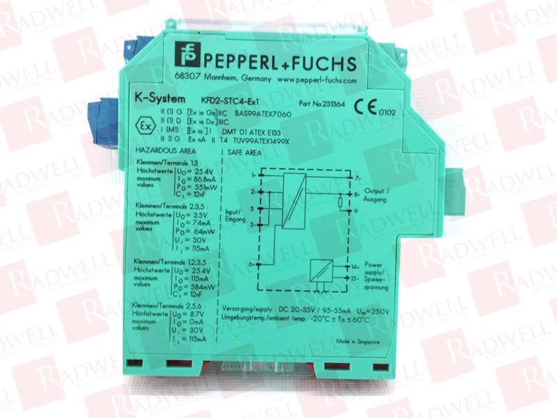 KFD2-STC4-EX1 Signal Conditioner/Transmitter by PEPPERL & FUCHS