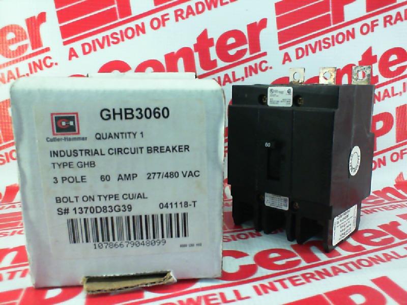 GHB3060 Molded Case Circuit Breaker by WESTINGHOUSE