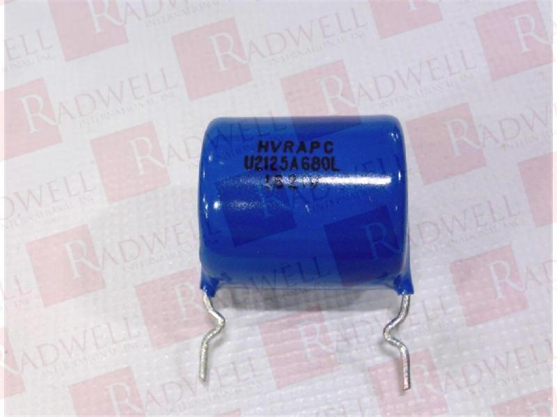 U2125A680L Resistor by HVR ADVANCED POWER COMPONENTS