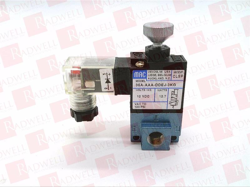 35A-AAA-DDEJ-3KG Solenoid Valve by MAC VALVES INC