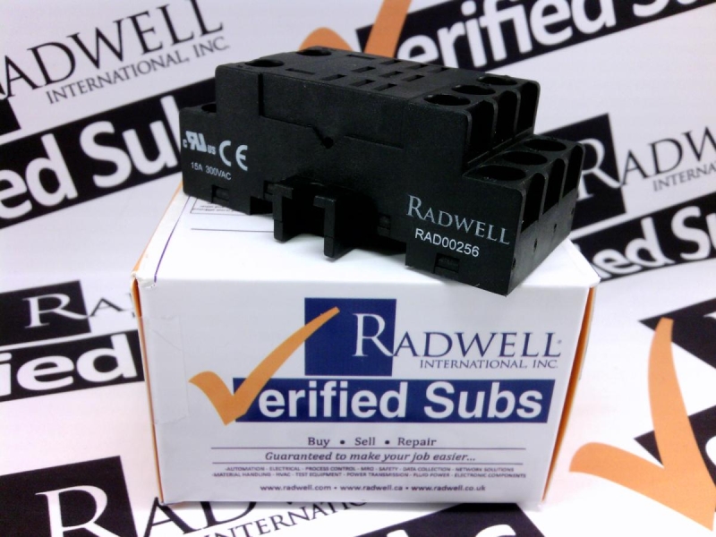 RH3B-UAC120V-SUB-SOCKET Relay/Socket by RADWELL VERIFIED SUBSTITUTE