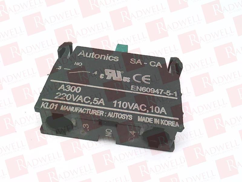 SA-CA Contactor/Starter Accessory by AUTONICS