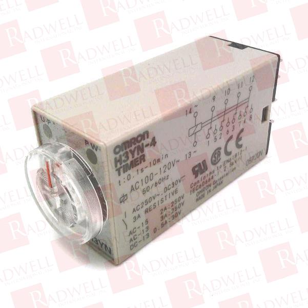 H3YN-4 AC100-120 Time Delay Relay by OMRON