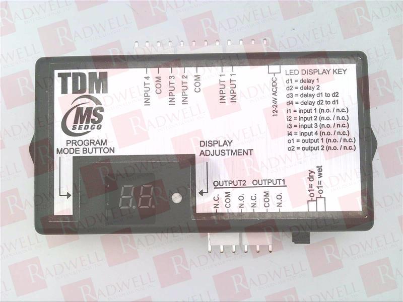 TDM Time Delay Relay by MS SEDCO