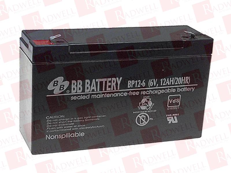 BP12-6 Battery by BB BATTERY