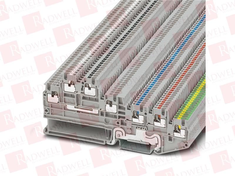 PTIO 1,5/S/5-PE/U-GY/O-WH-BK Terminal Blk/Strip Wiring Dev by PHOENIX ...