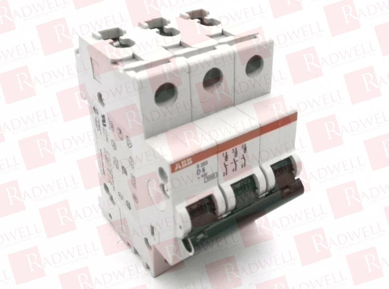 S203-D6 Din Rail Mount Circuit Breaker by - ABB - ASEA BROWN BOVERI