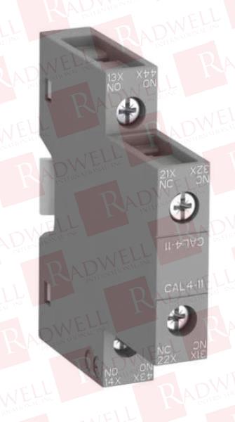 CAL4-11-T Auxiliary Contact by - ABB - ASEA BROWN BOVERI