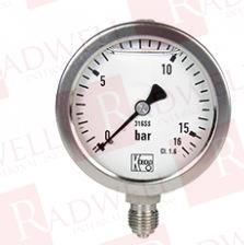 MAN-RG2UV-E-I4G (LIQUID FILLED) Pressure Gauge by KOBOLD