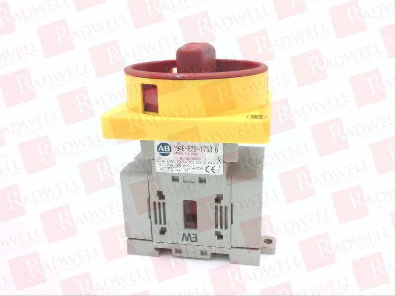 194E-E25-1753-6N Load Cell by ALLEN BRADLEY