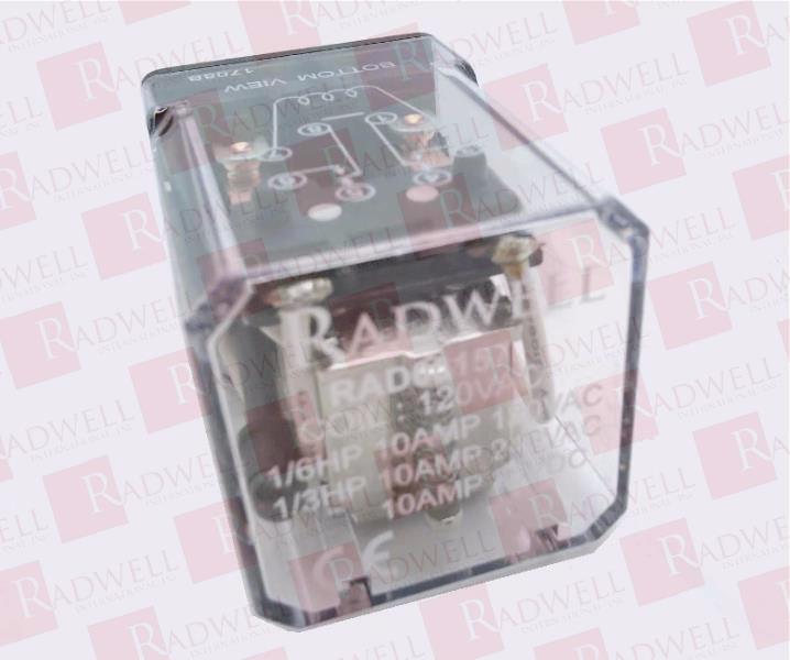 C2-A20X/120VAC-SUB Relay/Socket by RADWELL VERIFIED SUBSTITUTE