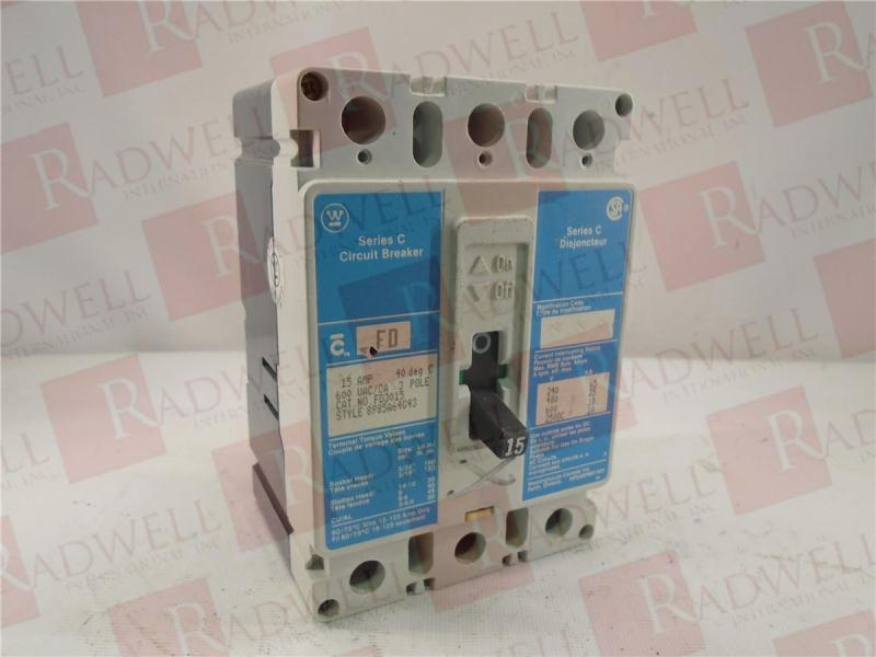 FD3015 Molded Case Circuit Breaker by WESTINGHOUSE