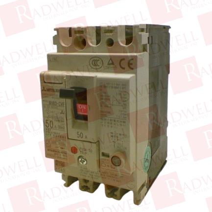 NV63-CVF-3P-50A Molded Case Circuit Breaker by MITSUBISHI