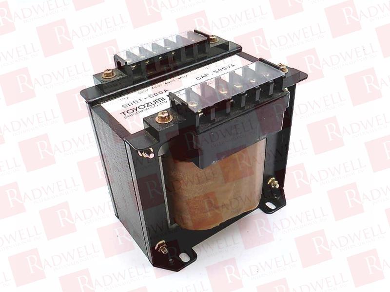 SD51-500A Control Transformer by TOYOZUMI DENGEN KIKI