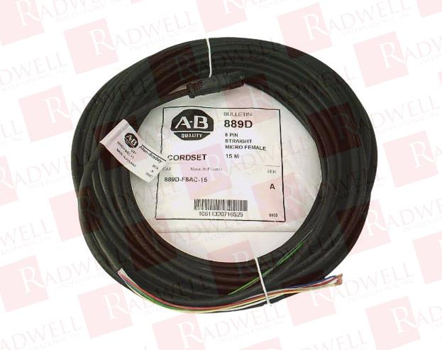 889D-F8AC-15 QD Cable/Cord Set by ALLEN BRADLEY