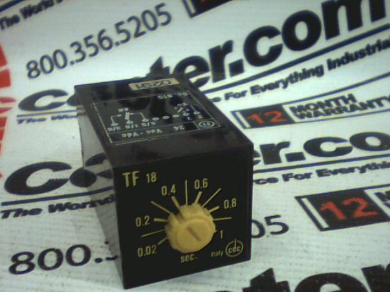 TF18-AC/DC24-0.02-1S Time Delay Relay by CDC