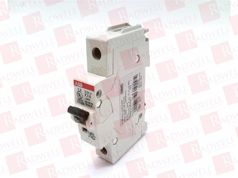S201U-K3 Din Rail Mount Circuit Breaker by - ABB - ASEA BROWN BOVERI