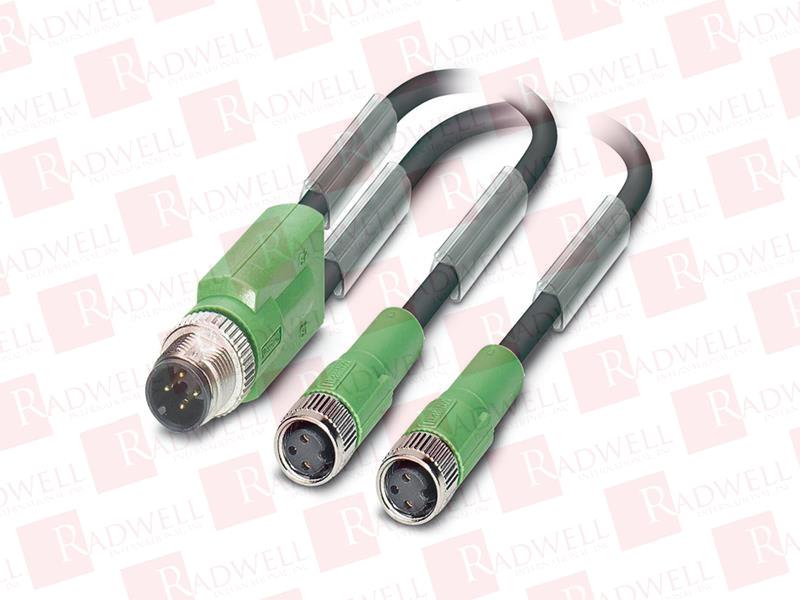 SAC-3P-M12Y/2X0,6-PUR/M 8FS Power Distribution by PHOENIX CONTACT