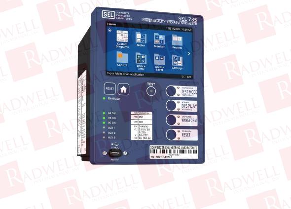 SEL-735-0735LX20644EXXXXXX16202DX Power Meter Panel by SCHWEITZER ...