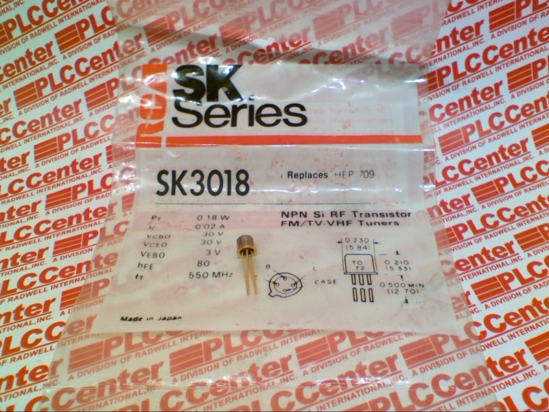 SK3018 Transistor by RCA