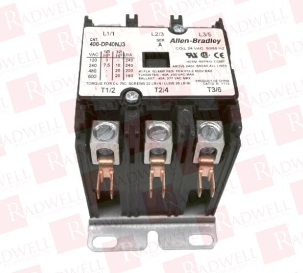 400-DP40NJ3 Contactor by ALLEN BRADLEY