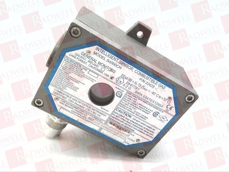 S4000CH-1-0-01-1 Gas Monitoring System by GENERAL MONITORS INC