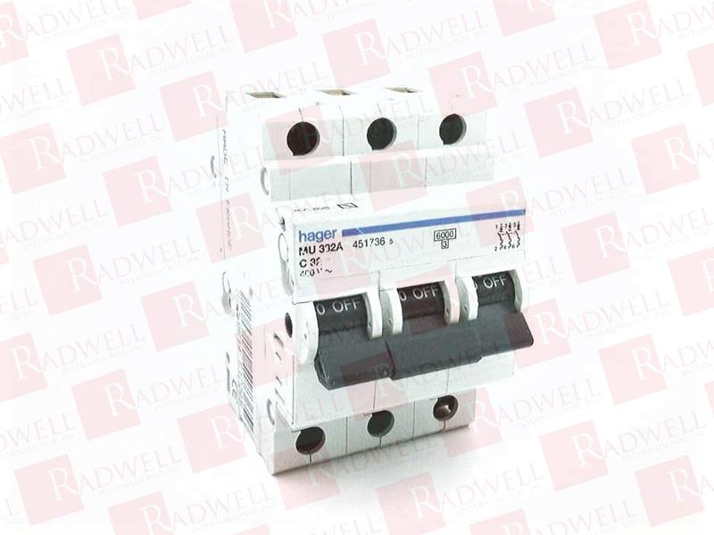 MU 332A Din Rail Mount Circuit Breaker by HAGER