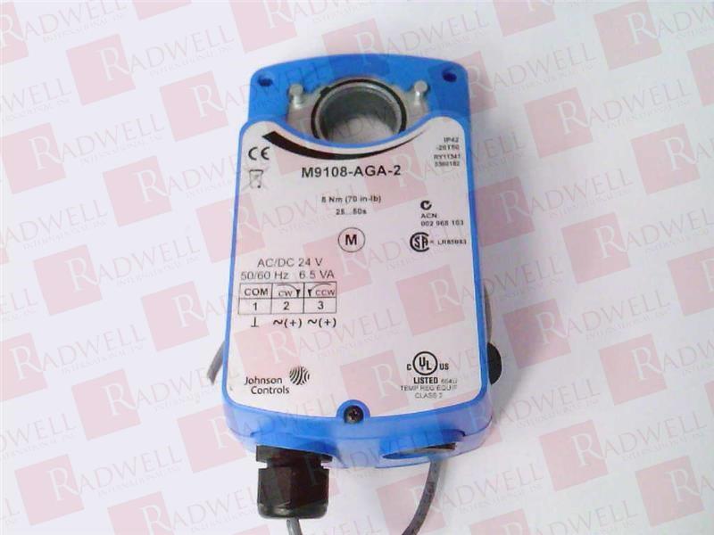 M9108-AGA-2 Pneumatic Actuator by JOHNSON CONTROLS