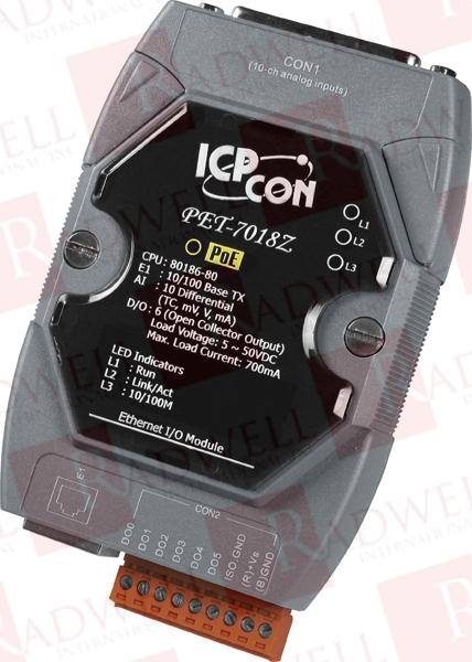 PET-7018Z/S2 PLC Module/Rack by ICP DAS USA