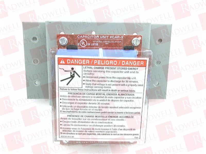 CAP-3 Capacitor by BOLTSWITCH INC