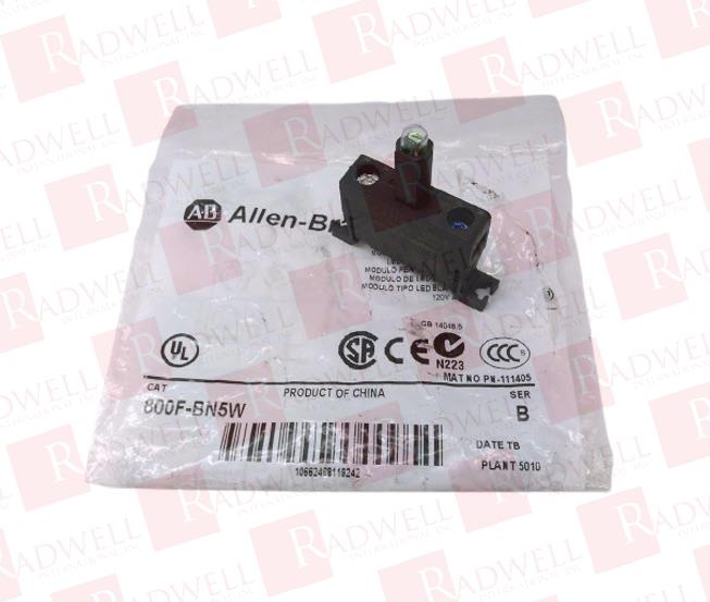 800F-BN5W Accessory/Bulb/Cap/Contact/Transf by ALLEN BRADLEY