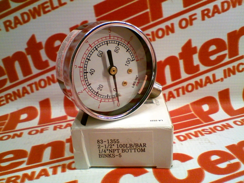 83-1355 Pressure Gauge by BINKS