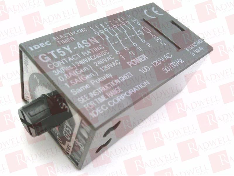 GT5Y-4SN3A100 Time Delay Relay by IDEC