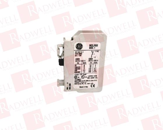 BCLF01 Auxiliary Contact by GENERAL ELECTRIC