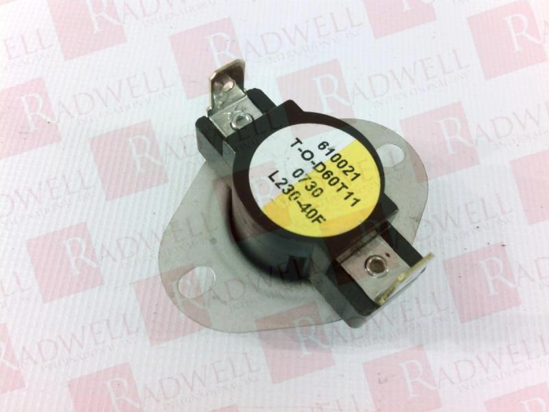 T-O-D-60T11 Temperature Switch by SUPCO