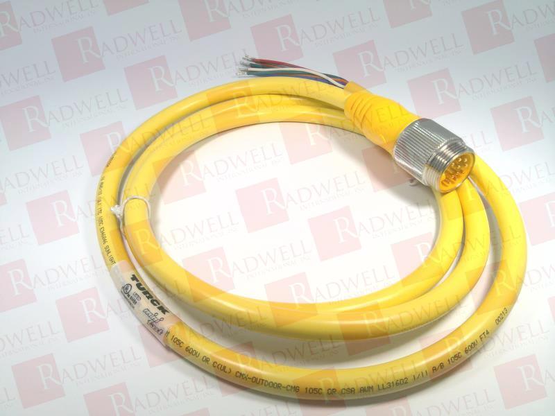 RSM 106-2M QD Cable/Cord Set by TURCK