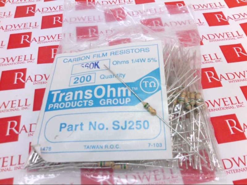 SJ250-200 Resistor by TRANS-OHM PRODUCTS GROUP