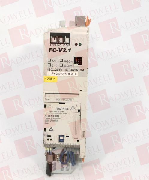 FC-V2.1 Frequency Converter by BRABENDER